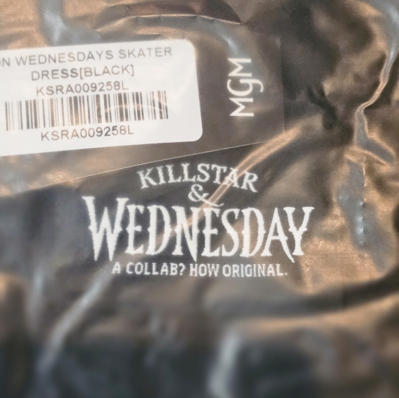 Killstar | Dresses | Nwt Killstar Wednesday Collab Long Sleeved Skater ...